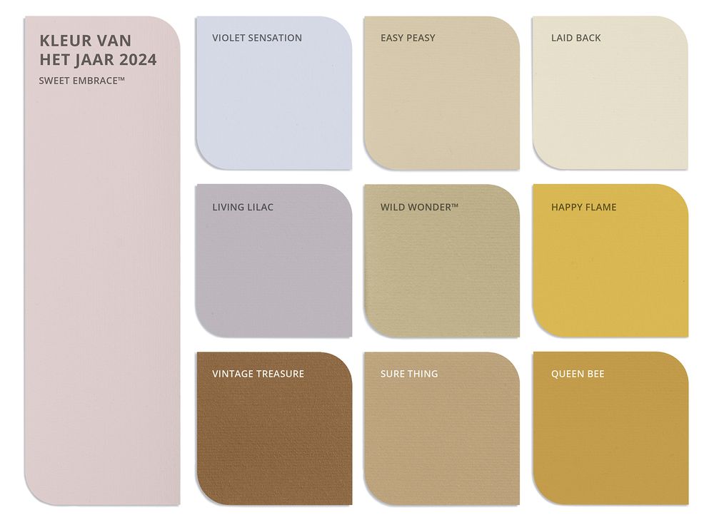 Flexa kleurtrends 2024: Sweet Embrace, kleur van het jaar!