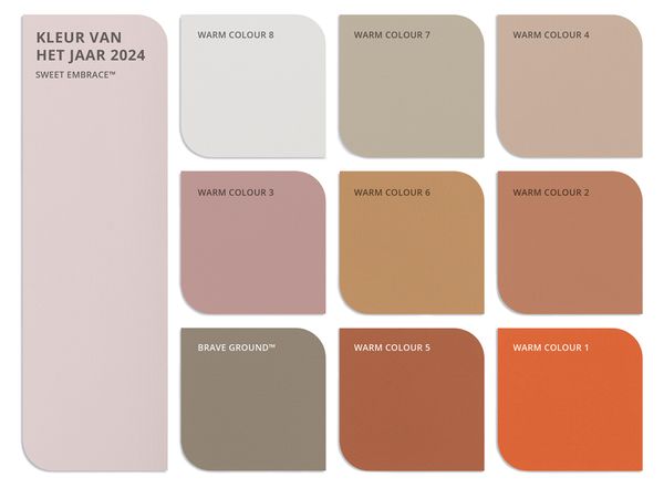 Flexa kleurtrends 2024: Sweet Embrace, kleur van het jaar!